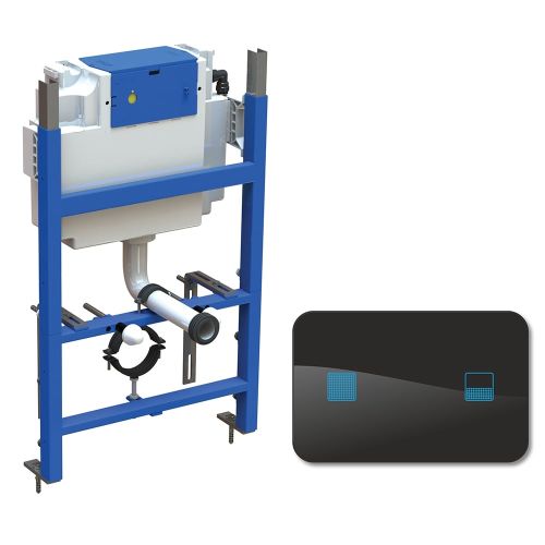 820-1120mm Digital Dual Flush Concealed Cistern & Mounting Frame | Easy ...