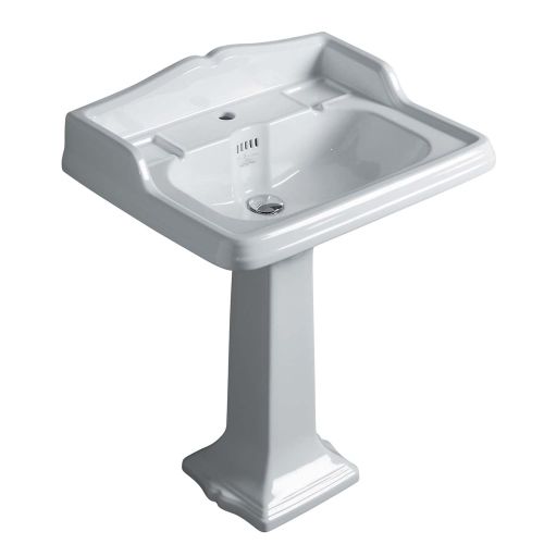 Easy Bathrooms Alaric Traditional Basin & Full Pedestal | Pedestal Sink