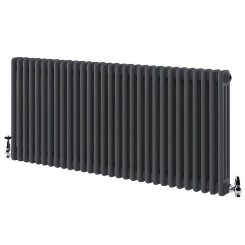 Upton Grey Triple Horizontal Column Radiator – 600x1370 mm ...