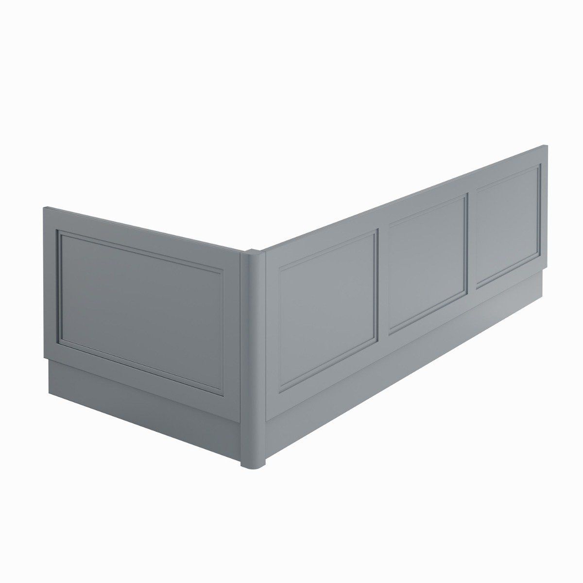 Traditional Light Grey Front Bath Panel – 1700mm | Grey Bath Panel