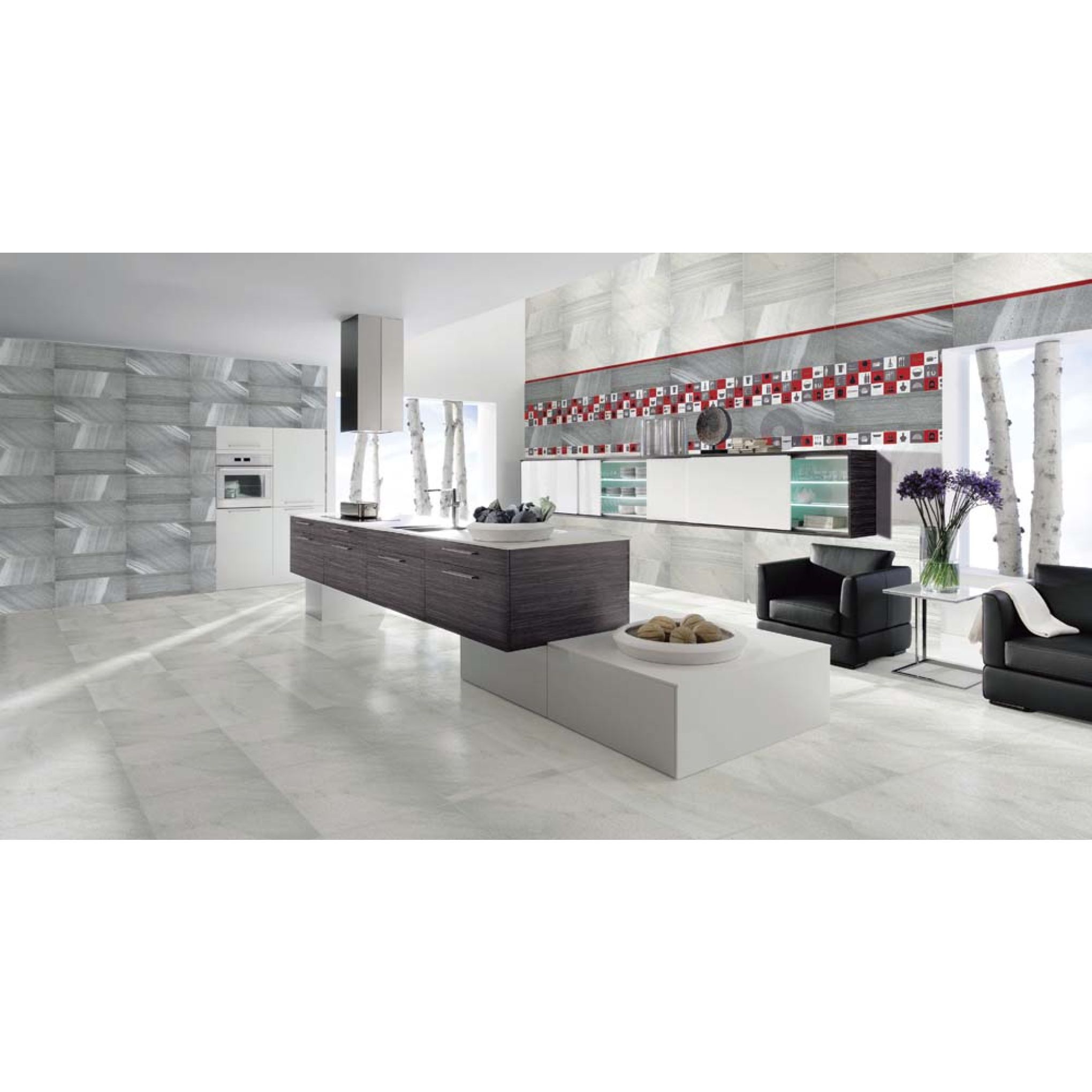 Gabriel Grey Ceramic Tile 250 x 750mm | Easy Bathrooms Tiles