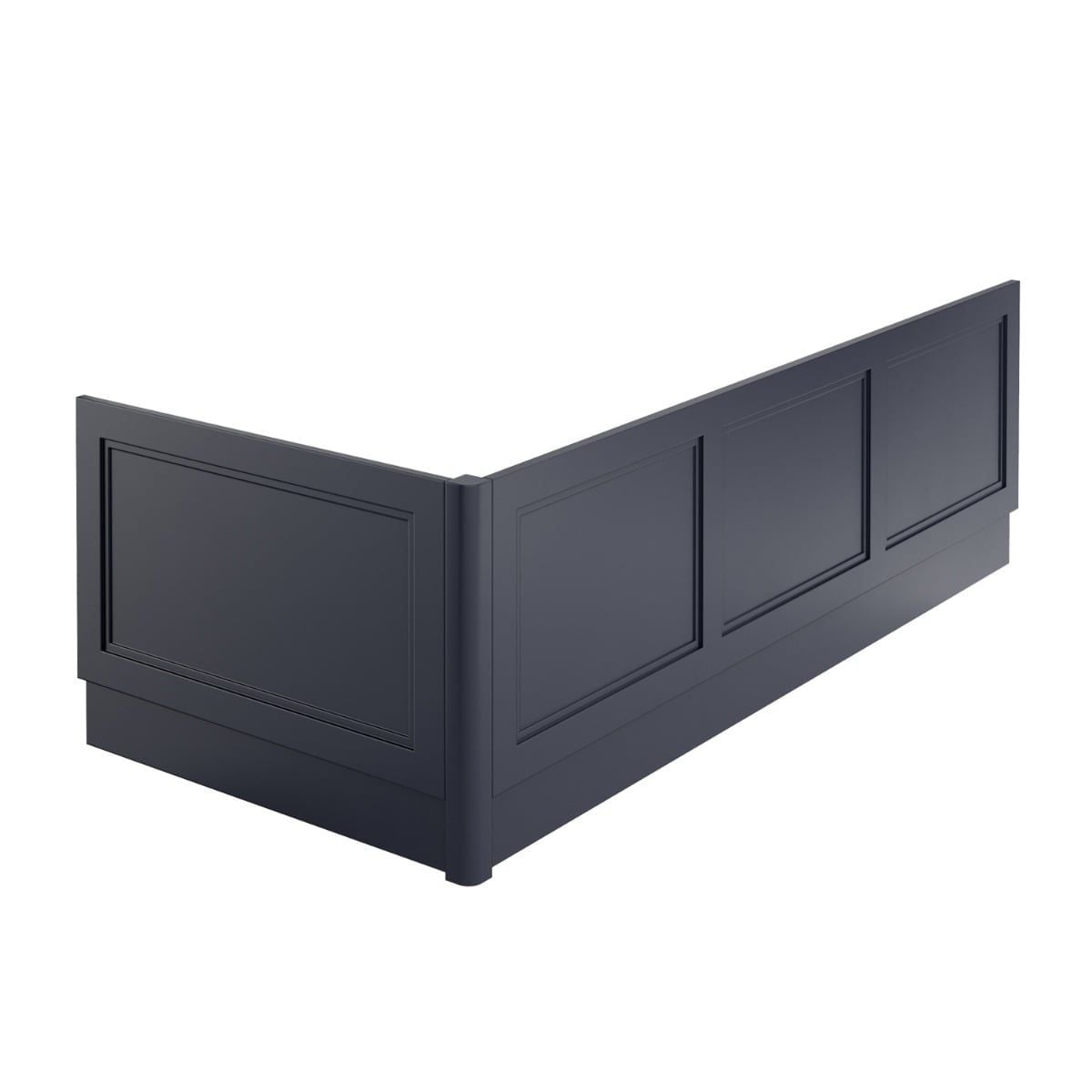 Traditional Midnight Grey Front Bath Panel – 1700mm | Grey Bath Panel