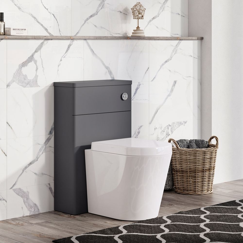 Easy Bathrooms Ellis WC Unit in Charcoal | WC unit